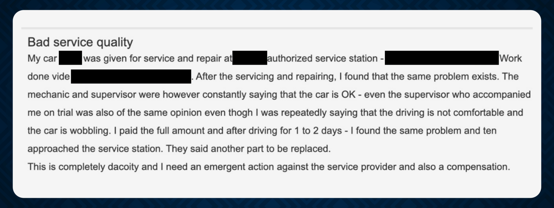 How to take action on the automotive customer surveys?