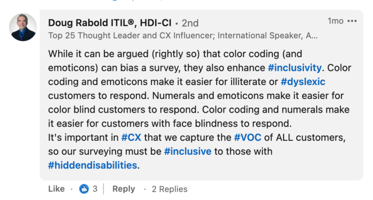 Expert Advise on the Impact of Color Coding the NPS Scale
