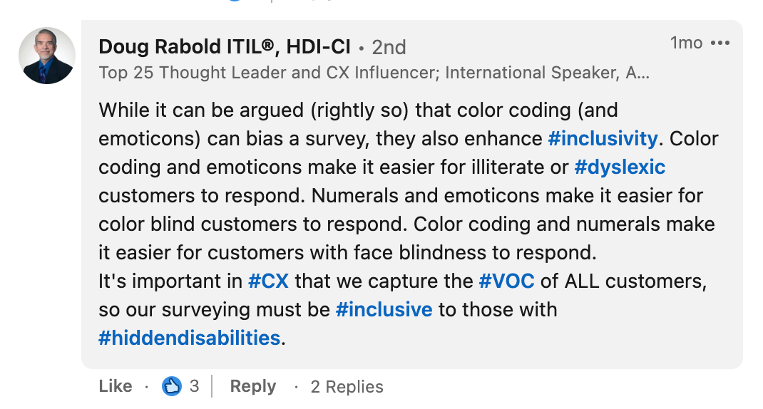 Expert Advise on the Impact of Color Coding the NPS Scale