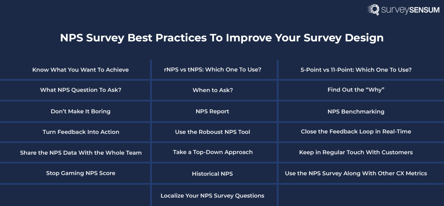 Driving Sucess With NPS Survey Best Practices