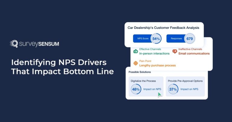 Identifying NPS Drivers That Impact Bottom Line