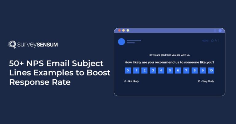 50+ NPS Email Subject Lines Examples to Boost Response Rate