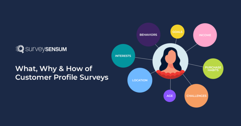What, Why & How of Customer Profile Surveys