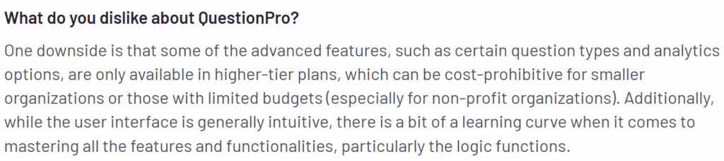 QuestionPro Pricing Guide: Costs, Features, and Alternatives
