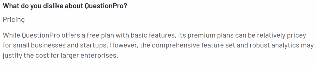 QuestionPro Pricing Guide: Costs, Features, and Alternatives